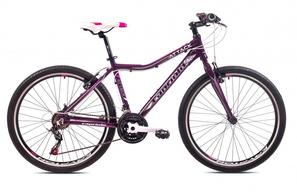 HORSKÝ BICYKEL CAPRIOLO ATTACK LADY 26"/19" RUŽ. ČIE.2019 | Capriolo ...